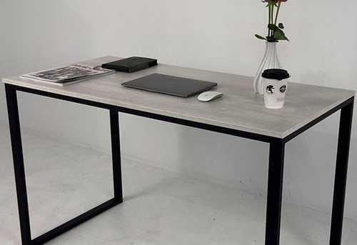 Письменный стол цвет бетон (110, 120, 130 см)