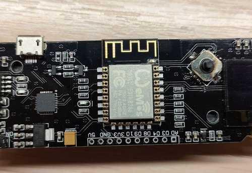 Макетная плата Esp-8266 + Oled + слот для 18650