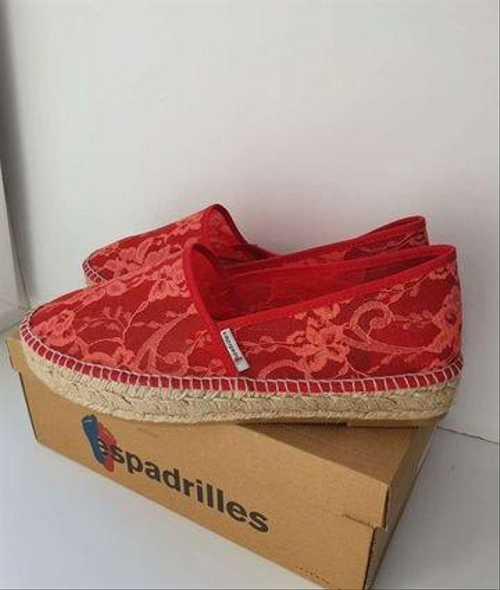 Эспадрильи женские Espadrilles р.39 новые