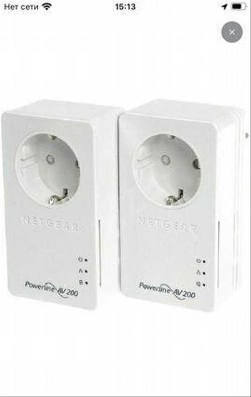 Комплект PLC Адаптеры Powerline netgear xavb1601