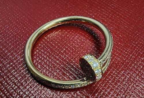 Золотое кольцо Cartier бриллиантами