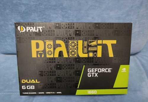 Видеокарта Palit GeForce GTX 1660 Dual 6 гб
