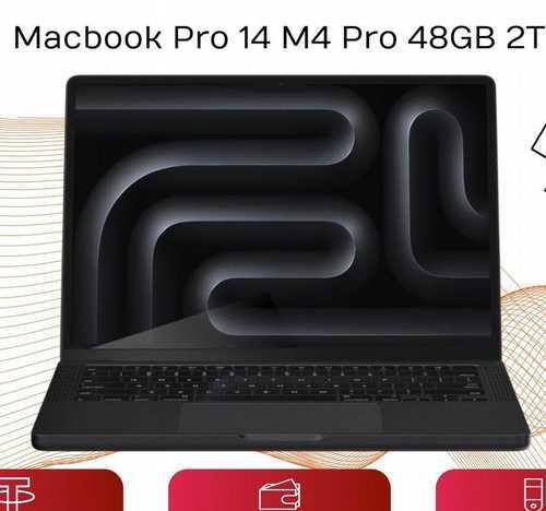 MacBook Pro 14 M4 Pro 48gb 2tb Русская раскладка