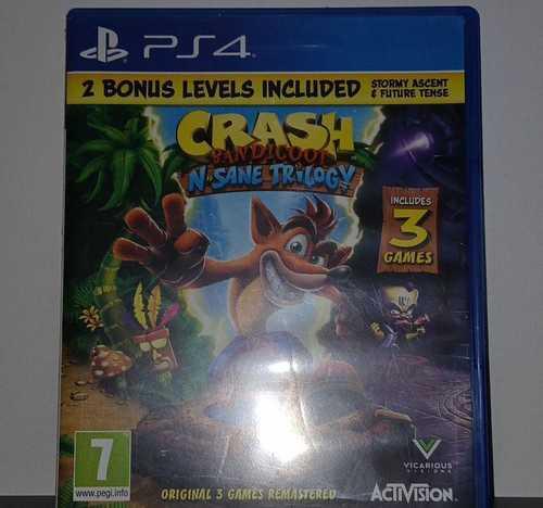 Crash bandicoot n sane trilogy ps4