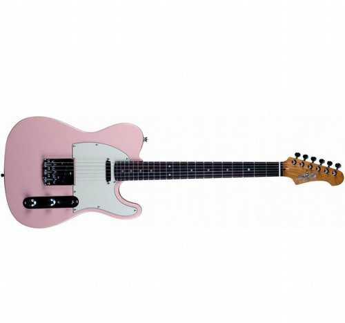 JET JT-300 PK R электрогитара Telecaster розовый к