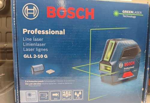 Лазерный уровень bosch gll2-10G новый