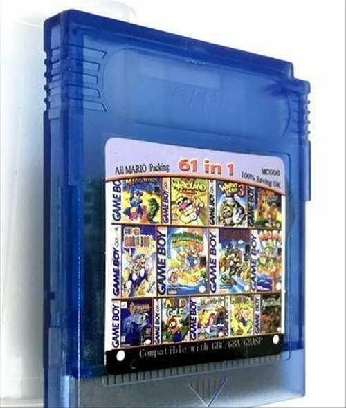 Картридж для Game Boy (многоигровка 61 в 1)