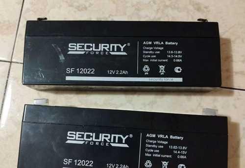 Аккумулятор Security force sf 12022