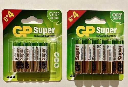 GP Super Alkaline Battery AA/AAA 10 шт. в асс