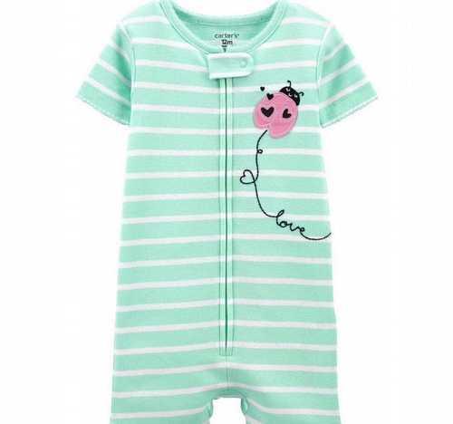 Новый укороченный слип carters на молнии полоса