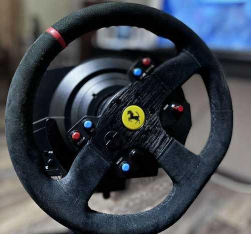 Руль для thrustmaster t300 alcantara edition