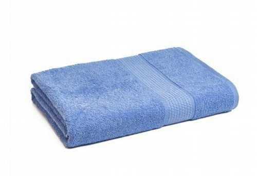 Полотенце банное 100/150 см махра Соты голубой