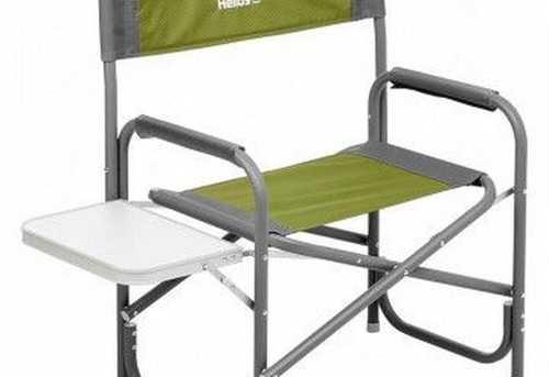 Кресло директорское с отк. стол. Maxi серый/зелёны