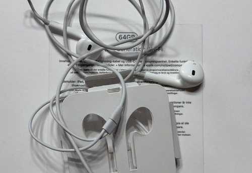 Наушники earpods lightning и переходники на 3.5