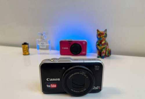 Цифровой фотоаппарат Canon SX 230 HD black
