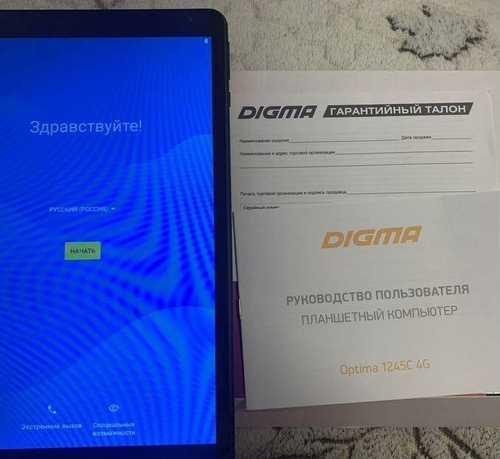 Планшетный компьютер Digma 1245c 4g