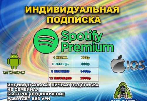Cпотифай Премиум/Spotify Premium 1/3/6/12 месяцев