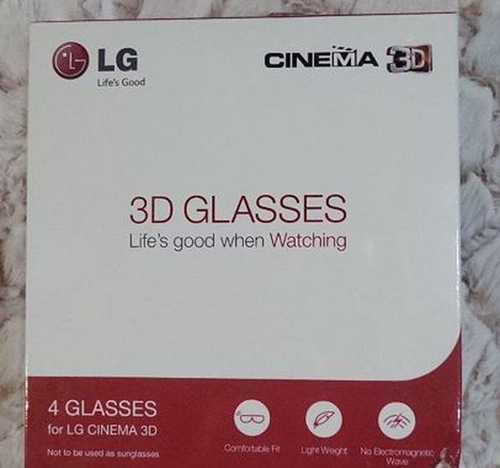 3D очки для телевизора lg