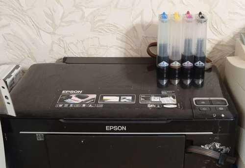 Цветной струйный принтер мфу Еpson
