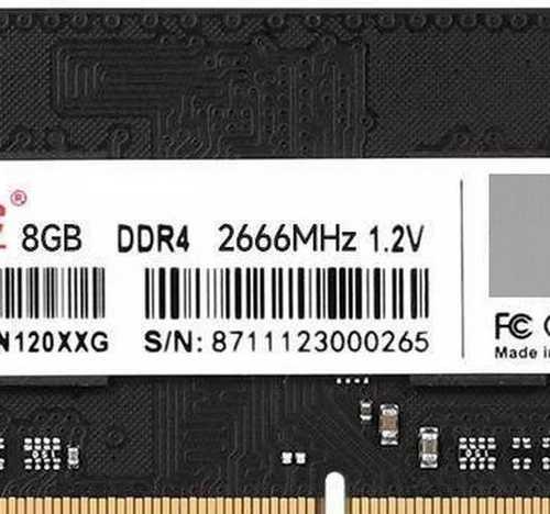 Память Kingspec 8Gb DDR4 2666MHz SO-dimm KS2666D4N12008G RTL 204-pin 1.35В