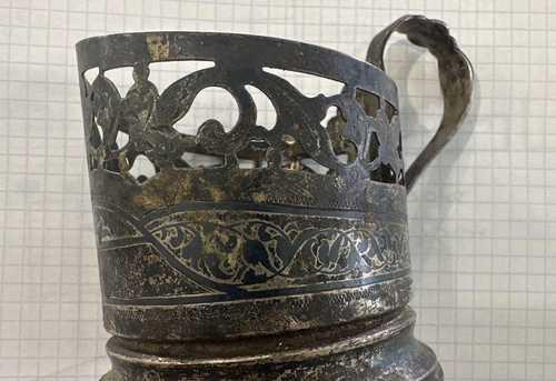 Подстаканник серебро кубачи