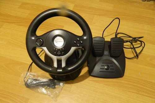 Игровой руль и педали USB - STR-raceforce