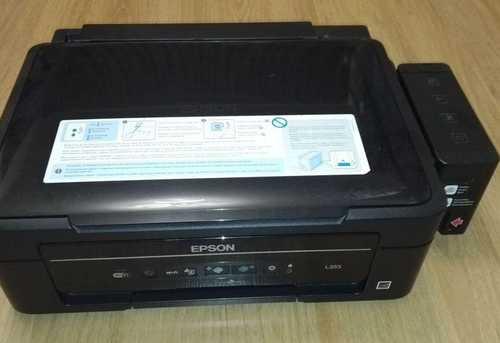 Принтер с снпч и WiFi Epson L 355