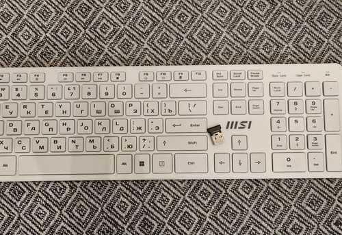 Клавиатура беспроводная msi + мышь