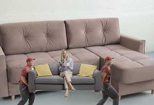Угловой диван помощъТранспортировк