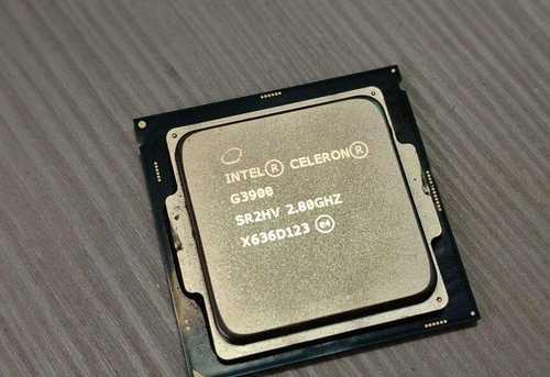 Intel Celeron G3900 и кулер