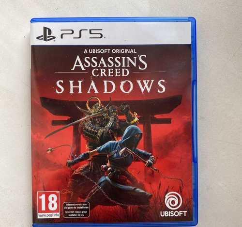 Assasin creed shadows ps5 диск