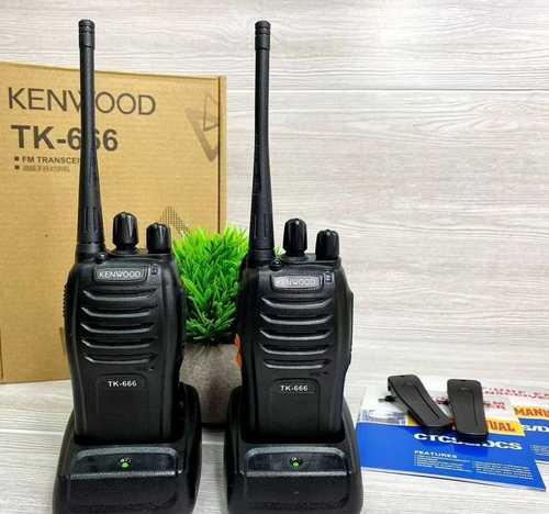 Рация Kenwood TK-666. 2шт. Новые