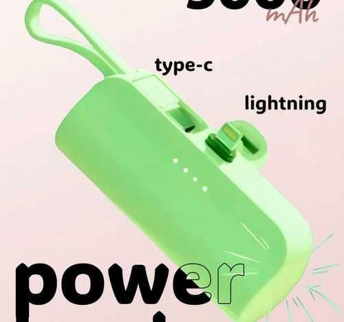 Mini power bank 5000mah