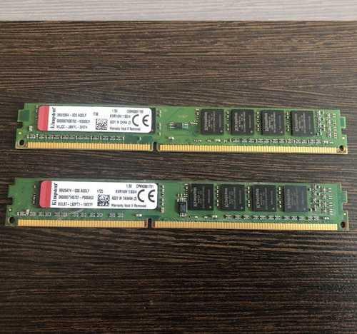 Оперативная память Kingston 4gb ddr3 2шт