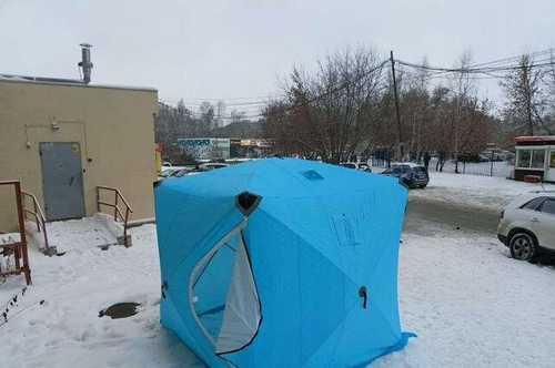 Зимняя палатка куб утепленная 2,4м* 2,4м* 2,5м