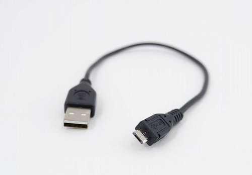 Кабель USB to USB microB 0.3 метра