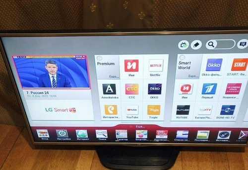 LG 42LN613-Smart TV,Wi-Fi,200Гц, DVB-T2,107см