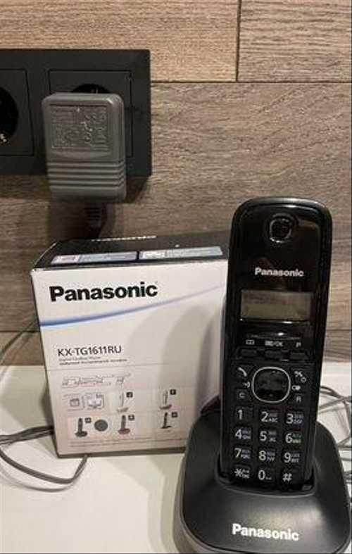 Радиотелефон dect panasonic kx-tg1611ru