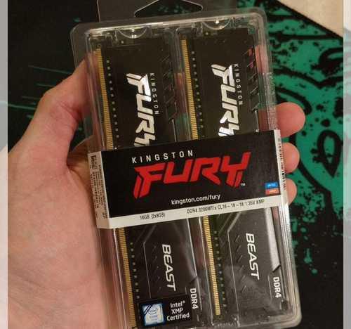 Оперативная память Kingston Fury Beast 16 GB