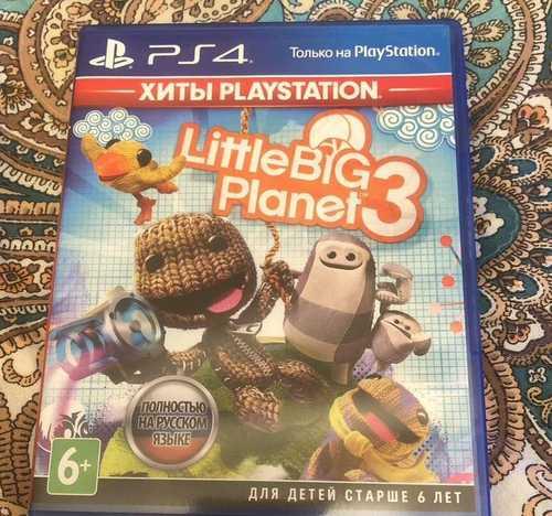 Little big planet 3 ps4 диск