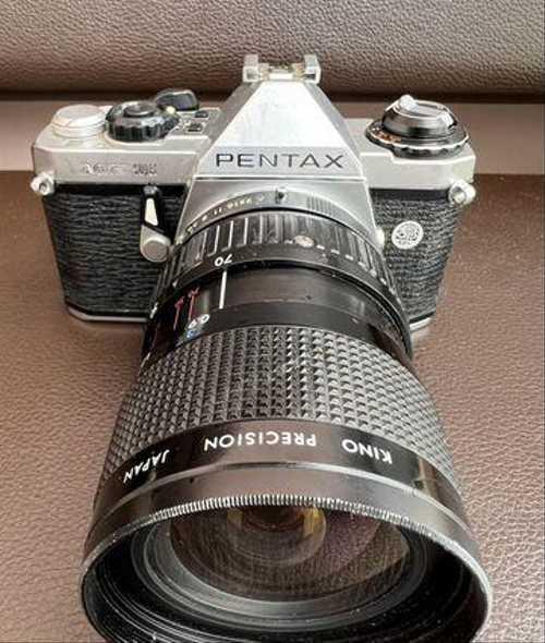 Пленочный фотоаппарат Pentax ME и объектив Kiron