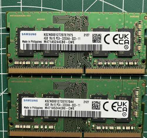 Оперативная память для ноутбука ddr4 8gb 3200