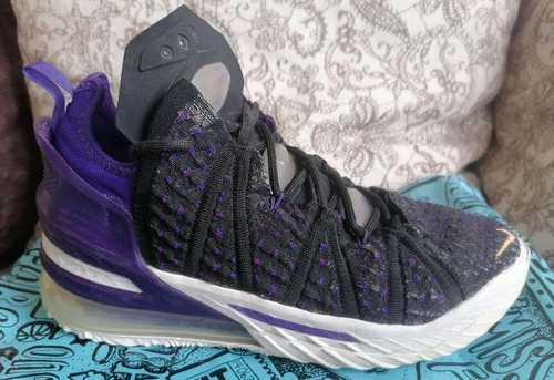 Кроссовки nike LeBron 18 Lakers