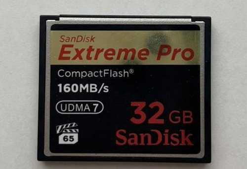 Карта памяти SanDisk CF 32 GB