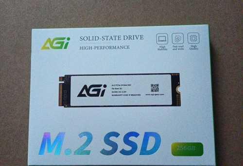 SSD накопитель AGI AI198 M.2 2280 256 гб
