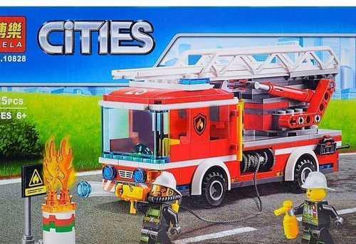 Лего bela cities "Пожарный автомобиль с лестницей"