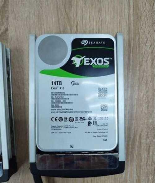 Жесткий диск hdd SAS Seagate Exos X16, (14tb, 12tb