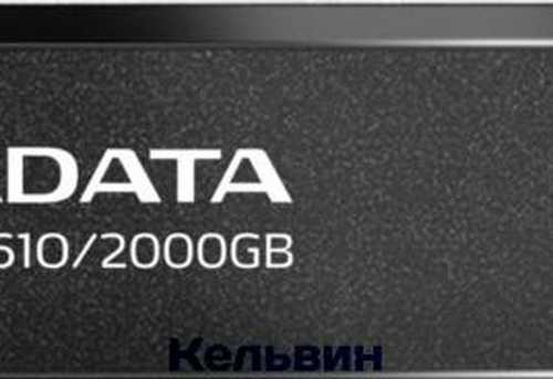 Adata External SSD USB 3.1 2TB SC610-2000G-CBK/RD