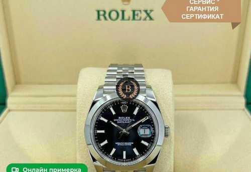 Часы Rolex Datejust Black Jubilee 126300-0012 Unwo