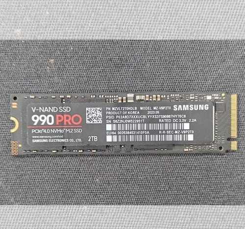 SSD m2 Samsung 990pro/980pro 2tb/oem